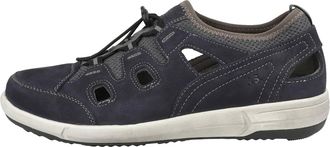 Josef Seibel Herren Low-Top Sneaker Enrico 22,Weite G (Normal),Wechselfußbett,Freizeitschuhe,Turnschuhe,Laufschuhe,Blau (Indigo-Kombi),42 EU / 8 UK