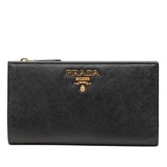 Prada Pre-owned Saffiano Langb&ouml;rse - - Pre-owned - Damen - Schwarzk - ONE SIZE