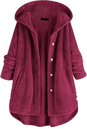 Generic Manteaux longs femmes Trench Manteaux Pour Femmes Uk Dames Hiver Doudounes Polaire Femme Veste Chef Boutons Poches Dames Manteaux Dhiver &Agrave; Capuche Ves