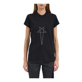 Rick Owens Small Level T - - Tops - Damen - Schwarzk - XS