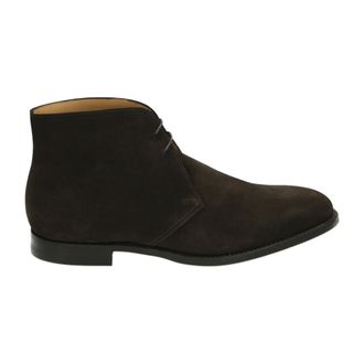 Crockett & Jones Braune Wildleder Freizeit Mitte Schuhe - - Shoes - Herren - Braun - 45 EU