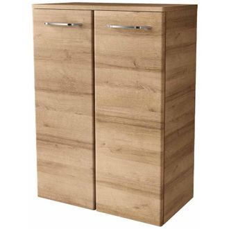 Fackelmann Milano Doppel-Midischrank - 60cm - Ast Eiche
