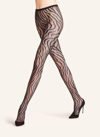 Falke Feinstrumpfhose Zebra schwarz