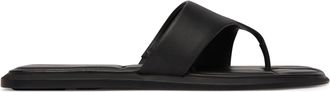 Calvin Klein Zehentrenner Calvin Klein Leather Toe Post Sandals HW0HW02866 Schwarz
