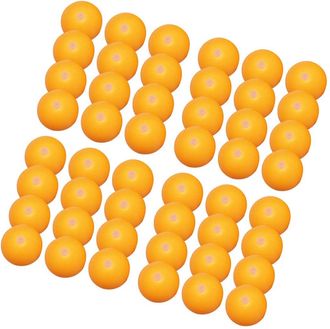 Cabilock 60 St&uuml;ck Tischtennis &Uuml;bungsb&auml;lle mit Perforiertem Elastischem Schaft aus Langlebigem Kunststoff 27mm Gelb Trainingsb&auml;lle f&uuml;r Tischtennis &Uuml;bungsmaschin