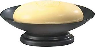 Nu Steel Soap Dish Nusteel Bogart Seifenschale, Barhalter Tablett für Badezimmer, Theke, Dusche, Küchenschwämme, Schrubber, Öl eingeriebene, Legierter Stahl, O