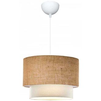 Hanah Home Hanah Home - Suspension en tissu effet lin Nature