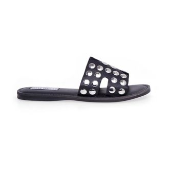 Steve Madden Marineblaue Polka Dot Zehentrenner - - Shoes - Damen - Schwarzk - 37 1/2 EU
