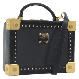 MCM Pre-owned Trunk Crossbody Bag - Femme - Pre-owned - Noir - Taille: ONE Size