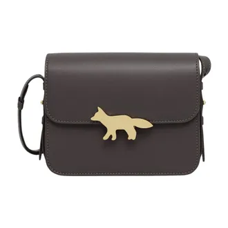 Maison Kitsun&eacute; Damen, Taschen, Braun, ONE SIZEGr&ouml;&szlig;e