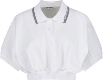 Alexander Wang Poloshirt - Wei&szlig;