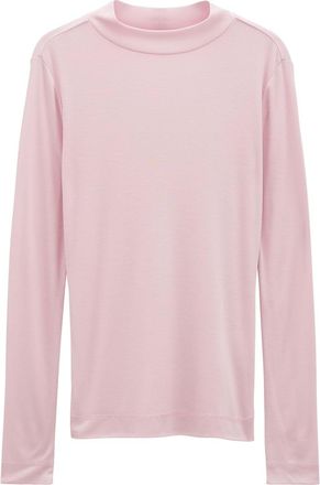 someday Damen Langarmshirt | Jerseyshirt KEJANDRA Slim aus Tencel Chalky pink, 42