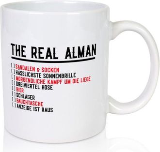 Generic The Real Alman | Echte Deutsche | Deutschland | Stereotyp - Tasse Weiss - Kaffeetasse/Geschenk/Familie