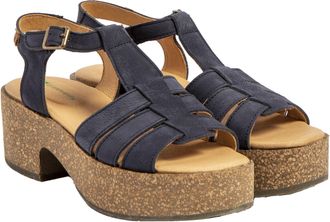 El Naturalista Damen N5890 Arbequina Sandale mit Absatz, Blau (Ocean), 40 EU