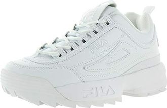 Fila Fila Baskets Strada Disruptor pour homme, Blanc (Blanc/blanc/blanc), 43 EU