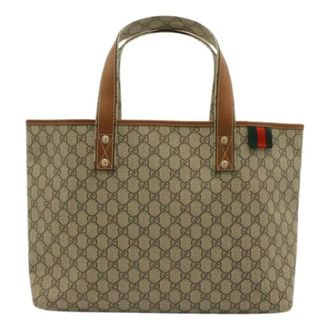 Gucci Sac cabas Pre-owned en toile GG Supreme - Femme - Pre-owned - Beige - Taille: ONE Size