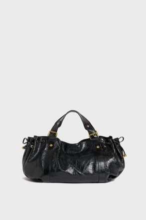 Gerard Darel Sac &agrave; main en cuir effet froiss&eacute; - 24H