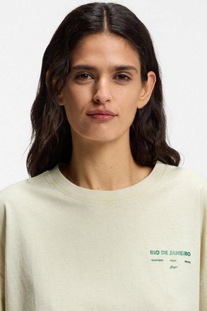 HUGO BOSS T-Shirt Eboys Premium Damenmode mit Print, Relaxed Fit