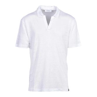 Gran Sasso Leinen-Polohemd - - Tops - Herren - Wei&szlig; - 2XL