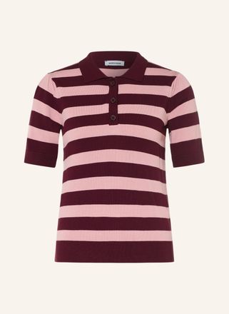More & More More & More Strick-Poloshirt rot