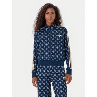 Guess Sweatshirt V5YQ07 K0282 Dunkelblau Regular Fit