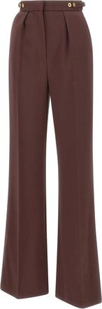 Elisabetta Franchi Femme, Pantalons, Rouge, Taille: 40 FR Daily Pantalons