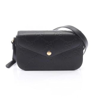 Gucci Sac bandouli&egrave;re vintage Pre-owned - Femme - Pre-owned - Noir - Taille: ONE Size