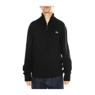 Lacoste Zip Cardigan - - Knitwear - Herren - Schwarzk - XL