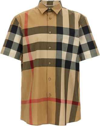 Burberry Homme, Chemises, Beige, Taille: S Summerton Shirt