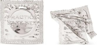 Marc Jacobs Quadratische Ohrringe - Silber