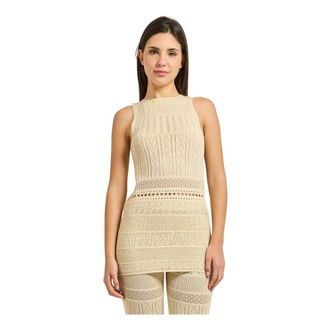 Patrizia Pepe Damen, Strickwaren, Beige, XLGr&ouml;&szlig;e