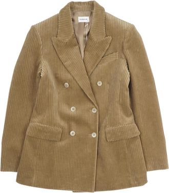 P.A.R.O.S.H. P.a.r.o.s.h., Femme, Vestes, Beige, Taille: 38 FR Blazer Crois&eacute;