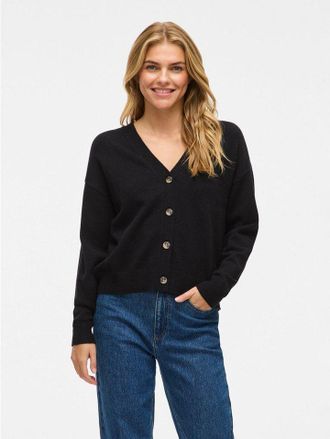 Vila Strickjacke VIRIL V-NECK KNIT CARDIGAN - NOOS Materialmix, regular fit
