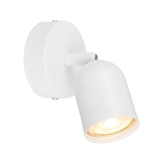 Briloner Leselampe, Wandleuchte Innen, GU10, max. 9 Watt, Schwenkbar, Lampe, Wandlampe Innen, Wohnzimmerlampe, Bürolampe, Flurlampe, Leseleuchte, 13x8x8,5 cm (