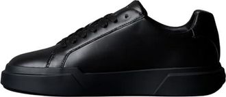 Calvin Klein Baskets Cupsole Homme Chunky Laceup en Cuir, Noir (Triple Black), 42