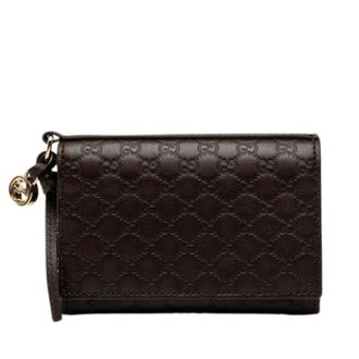 Gucci Portefeuille vintage doccasion - Femme - Pre-owned - Brun - Taille: ONE Size