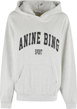 Anine Bing Femme, Sweatshirts et sweats &agrave; capuche, Gris, Taille: 38 FR Sweat &agrave; Capuche Gris Chin&eacute;