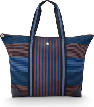 Pip Studio Tilda Tragetasche Gross Streifen Blau