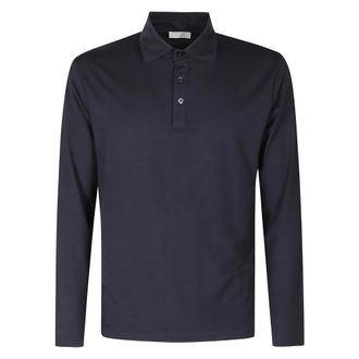 Seventy Polo Ml Jersey Di Lana - Homme - Tops - Bleu - Taille: L