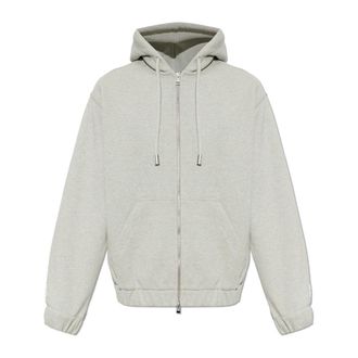 Ami Heritage Logo Full Zip Hoodie - - Sweatshirts & Hoodies - Herren - Grau - L