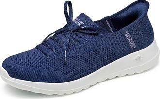 Skechers Go Walk Joy Abby Baskets à Enfiler Mains Libres pour Femme, Bleu Marine, 38 EU