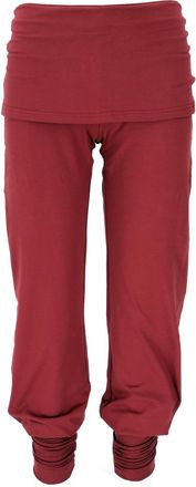 Guru Shop Yoga-Hose mit Minirock in Bio-Qualit&auml;t - Paprika, Damen, Baumwolle, Size:XL