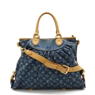 Louis Vuitton Sac &agrave; main vintage en toile Pre-owned - Femme - Pre-owned - Bleu - Taille: ONE Size