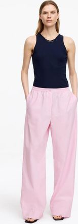 Arket Lockere Baumwollhose -Rosa