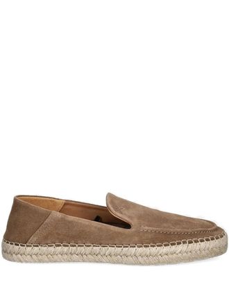 Hackett espadrilles en daim - Marron