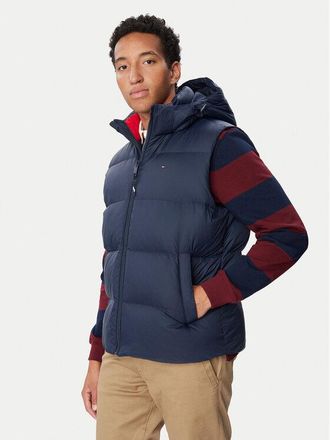 Tommy Jeans Weste Essential DM0DM20465 Dunkelblau Regular Fit