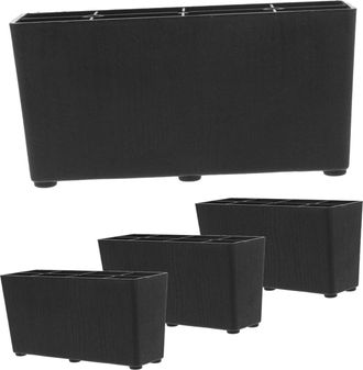 NUOBESTY 4stücke Möbel Steigleitungen Für Sofa Füße Und Tisch Steigleitungen Für Stuhl Und Bett Aus Stabilem Kunststoff Mit Hoher Tragfähigkeit Und Rutschfeste