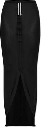Rick Owens Femme, Jupes, Noir, Taille: 38 FR Jupe Longue Avec Fente