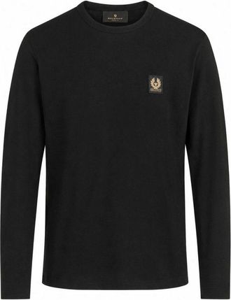 Belstaff Longsleeve T-Shirt London Retro Phoenix Patch Iconic Tee Modern Cut (1-tlg) Ideal f&uuml;r Alltag, Business Casual und Freizeit