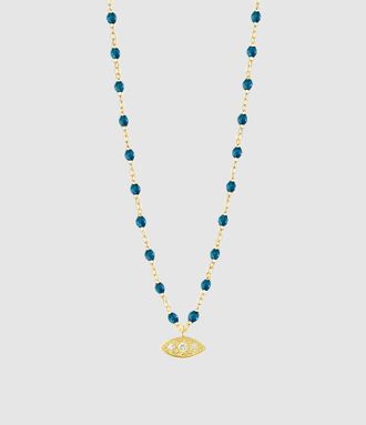 Gigi Clozeau Collier Clin doeil Or Jaune Diamants 42cm